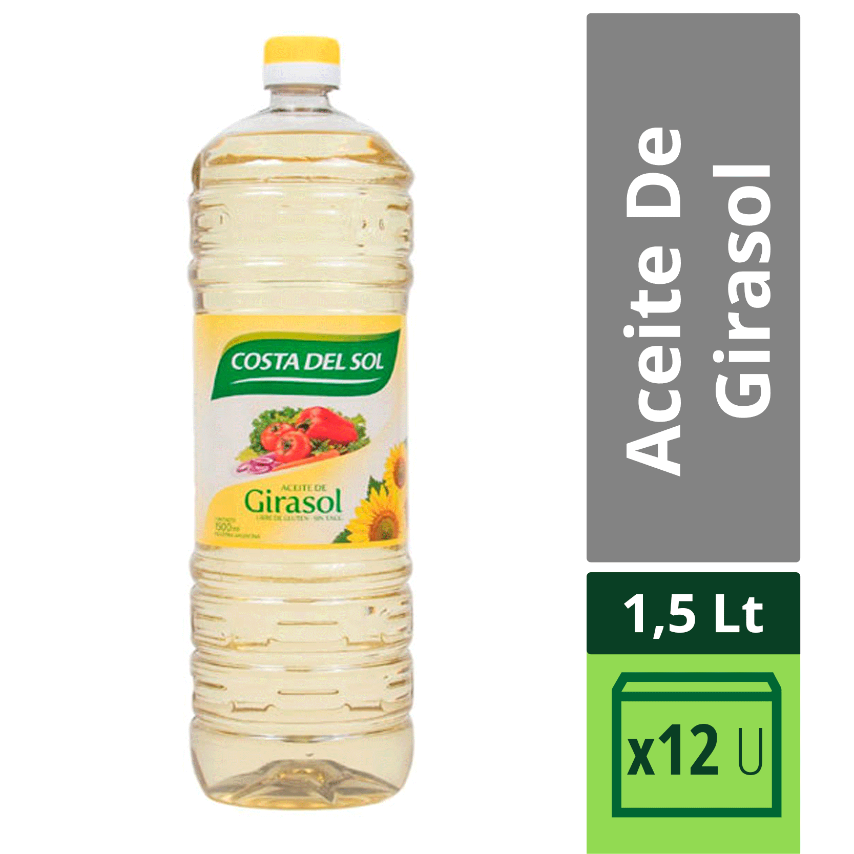 Aceite De Girasol Costa De Sol X 1.5 Lt - Mayorista El Cóndor