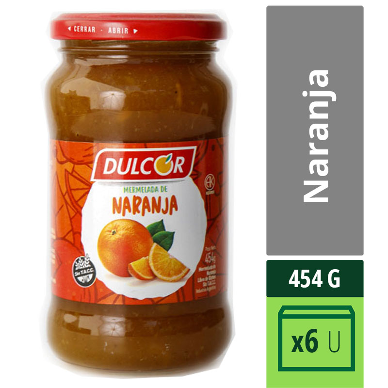 Mermelada Dulcor Naranja X 454 G - Mayorista El Cóndor