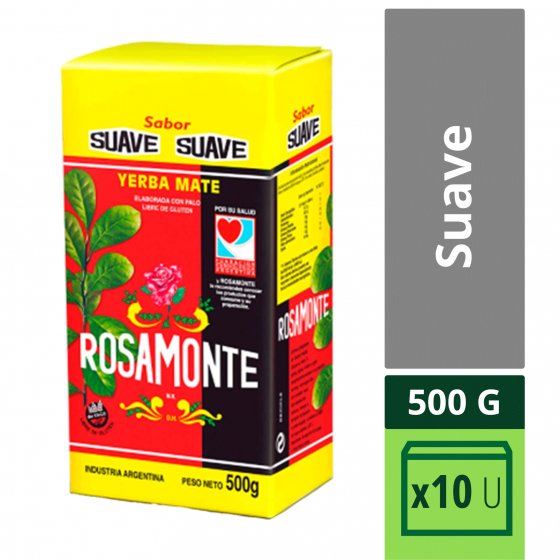 Yerba Mate Rosamonte Suave X 500 G - Mayorista El Cóndor