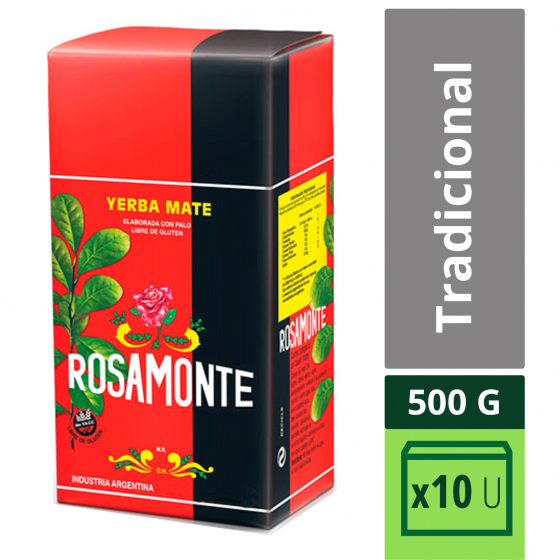 Yerba Mate Rosamonte Tradicional X 500 Gr - Mayorista El Cóndor