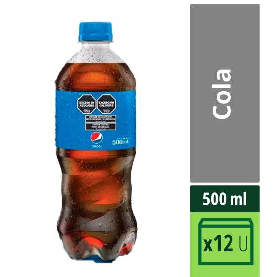 Gaseosa Pepsi Cola X 500 Ml - Mayorista El Cóndor