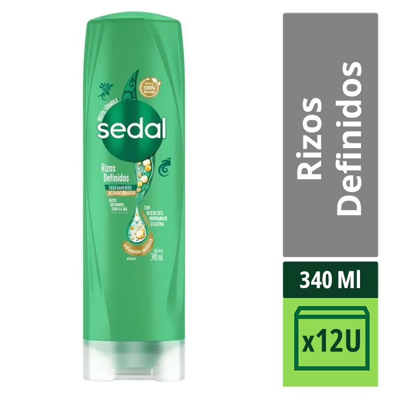 Acondicionador Sedal Rizos Definidos X 340 Ml - Mayorista El Cóndor