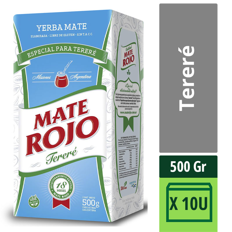Yerba Mate Rojo Tereré X 500 Gr - Mayorista El Cóndor