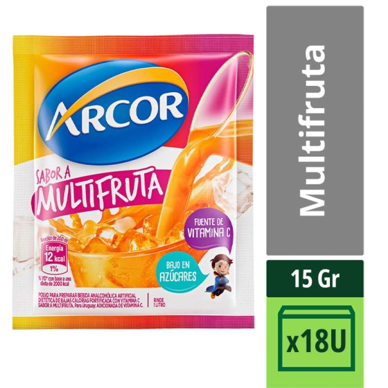 Jugo En Polvo Arcor Multifruta X 15 Gr - Mayorista El Cóndor