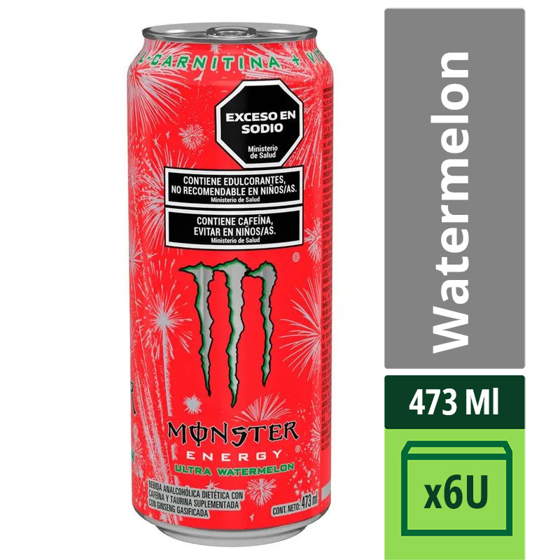 Energizante Monster Watermelon X 473 Ml - Mayorista El Cóndor