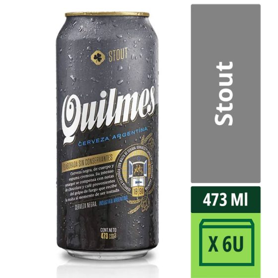 Cerveza Quilmes Stout Lata X 473 Ml - Mayorista El Cóndor
