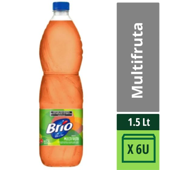 Agua Saborizada Brio Multifruta X 1.5 Lt - Mayorista El Cóndor