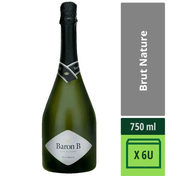 Champagne Barón B Brut Nature X 750 Ml - Mayorista El Cóndor
