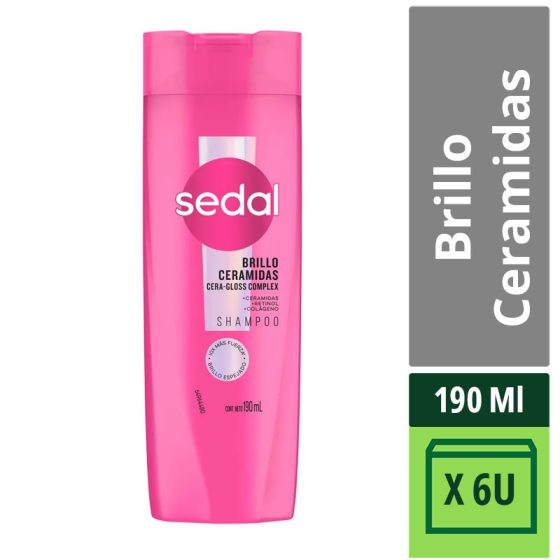 Shampoo Sedal Brillo Ceramidas X 190 Ml - Mayorista El Cóndor