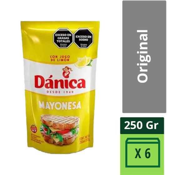 Mayonesa Dánica Tradicional X 250 Gr - Mayorista El Cóndor